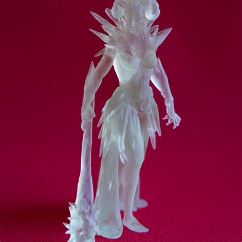 3d Print Of Auril Second Form Tabletop Miniature Pre Supported By Barthelsmarvels