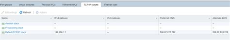 Networking VMWARE ESXI NIC S Network Config For VM Provisioning For Management