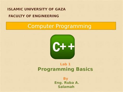 Ppt Islamic University Of Gaza Faculty Of Engineering Islamic