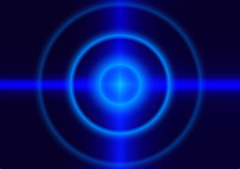 Graphics Design Circle Style Glow Abstract Background Blue Color Tone Vector Illustration