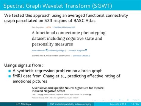graph signal processing an interpretable framework to link neurocognitive architectures with