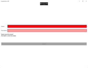 Github Davidezordan Usingvalidation Xamarin Forms Validation Sample Using Inotifydataerrorinfo