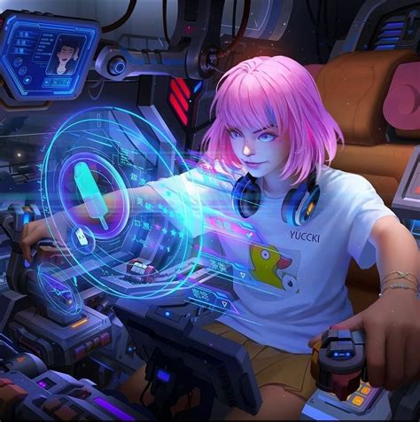 Anime Gamer Girl Wallpaper Anime Gamer Girl By Kawaiigaya On