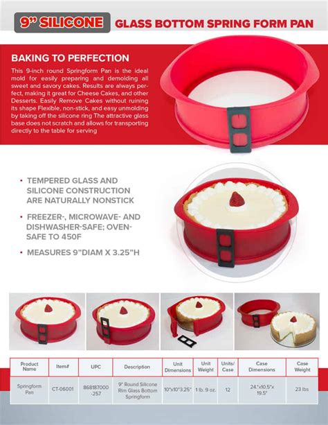 Non Stick Silicone Springform Pan Doughez