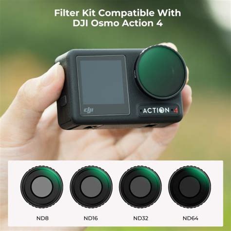 DJI Osmo Action 4 ND Filter Kit K F Concept DJI Accessories K F Concept