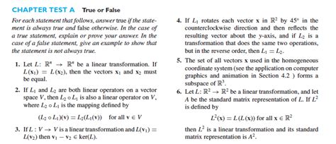Solved For Each Statement That Follows Answer True If The
