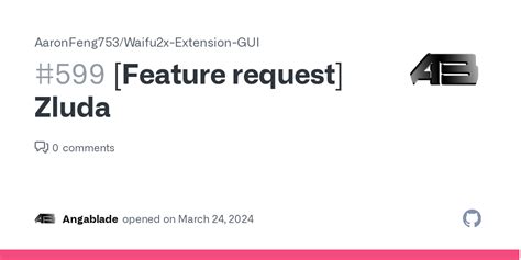Feature Request Zluda · Issue 599 · Aaronfeng753waifu2x Extension Gui · Github