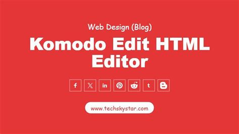 Komodo Edit Free Html Web Editor