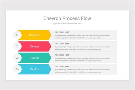 Chevron Process Flow PowerPoint Diagrams Process Flow Chevron Flow