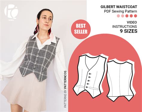 Winifred Waistcoat Patterns By Patterncos