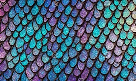 Close Up View Textured Surface With Repeating Pattern Overlapping Curved And Circular Shapes