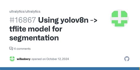 using yolov8n tflite model for segmentation · issue 16867