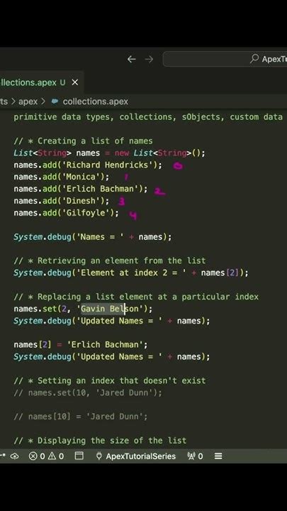 Replace Element In A List In Apex Coding Sfdcstop Salesforceadmin Salesforcedeveloper
