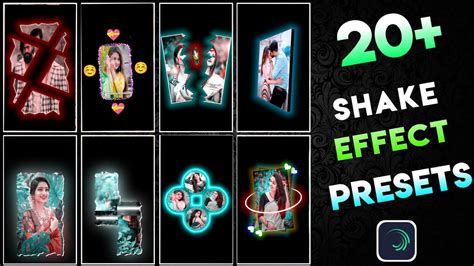 Alight Motion 3d Shake Effect Preset Alight Motion Shake Presets