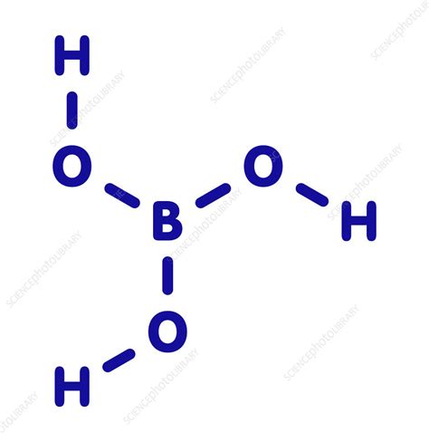 Boric Acid Molecule Stock Image C0457257 Science Photo Library