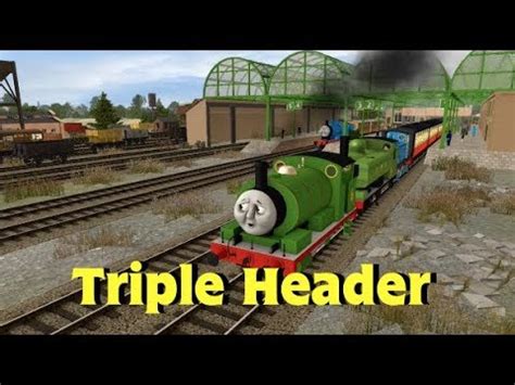 Triple Header Trainz Adaptation Youtube