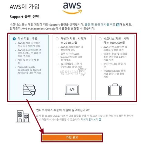 아마존 라이트세일 가입 아마존 Aws 회원 가입 방법
