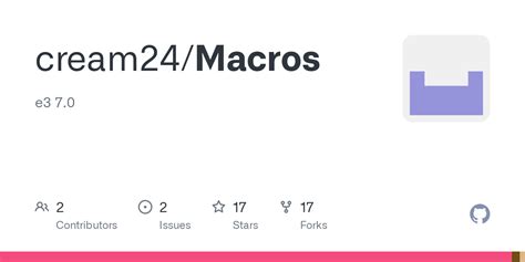 Github Cream Macros E