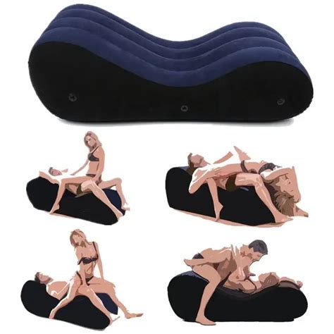 Sex Chaise Lounge For Adult Inflatable Sex Sofa Furniture S Shaped Love Position Chair Bondage