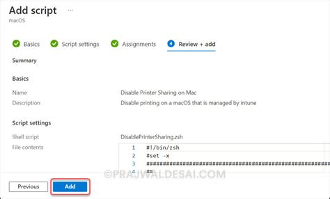Disable Printer Sharing On Macos Using Intune Policy