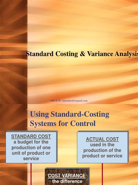Standard Costing And Variance Analysis Pdf Labour Economics Cost Of Goods Sold