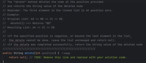 Solved ﻿and Returns The String Value Of The Deleted