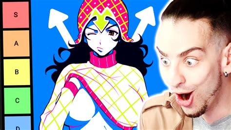 The Ultimate Jojo R63 Tierlist Youtube