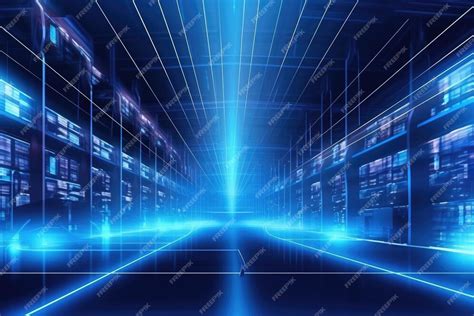 Cloud Computing Transfer Big Data On Internet Futuristic Digital Technology Generative Ai