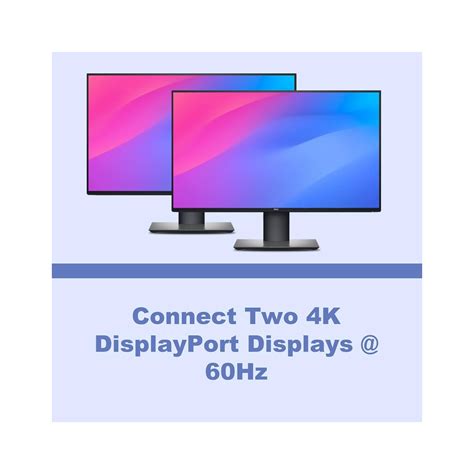 Sonnet Usb A Og Usb C Dual 4k60hz Dp Displaylink Adapter For Bærbare Datamaskiner Og M1 M2 Mac