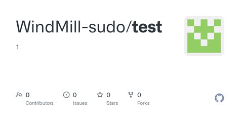 GitHub WindMill Sudo Test