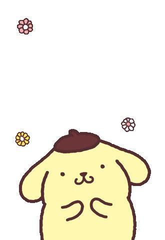 Line Official Stickers Pompompurin Moving Backgrounds Example With