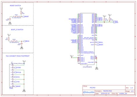 review request stm32 based macro pad r printedcircuitboard