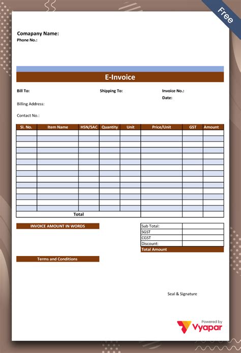 Edi Invoice Processing Invoice Template Ideas Free Invoice Templates