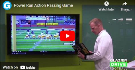 Power Run Action Passing Game Football Toolbox