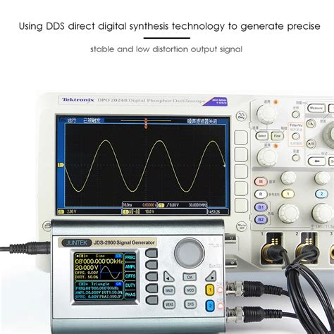 JUNTEK Digital Dual Channel DDS Signal Generator Counter Arbitrary