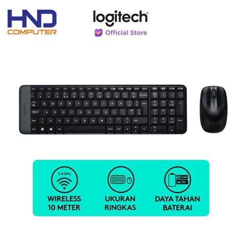 Jual Logitech MK220 Keyboard Dan Mouse Wireless Shopee Indonesia