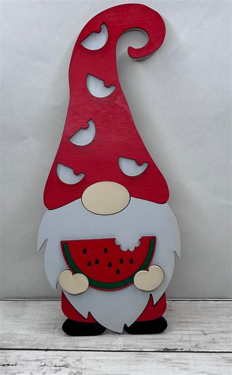 Summer Watermelon Gnome Decor Summer Gnome Summer Gnome Wall