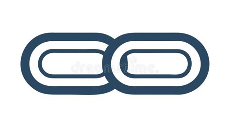 Connected Chain Links Icon Representing Digital Or Physical Bonds Vector Design Generative Ai