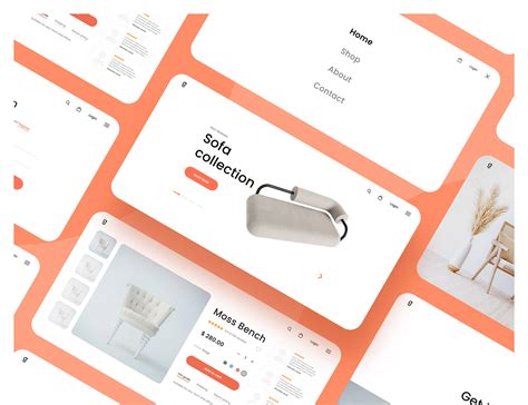 e commerce website on behance