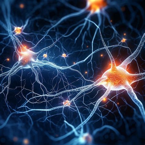 Premium Ai Image Brain Intricate Neural Web Complex Nervous System Closeup Of Cell Highlight