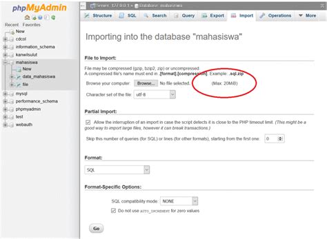 Tips Cara Import Database MySQL Ukuran Besar IlmuWeb NET
