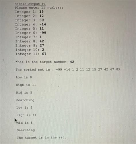 Solved Lab14b Binary Bubbles Binary Search Is A Very Fast