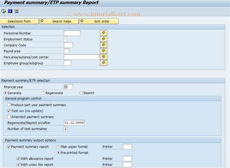 Pc00m13cp01 Sap Tcode 20012002 Payment Summary