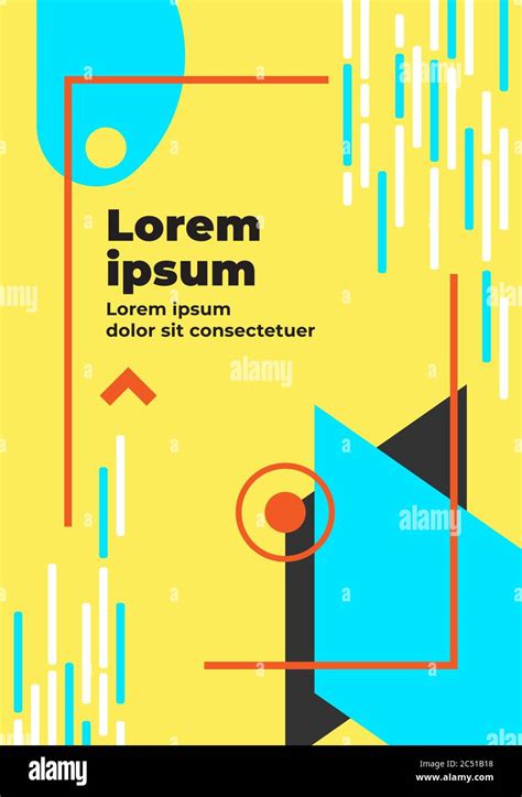 Abstract Background Dynamic Geometric Shapes Compositions Flat And Clean Style Applicable For