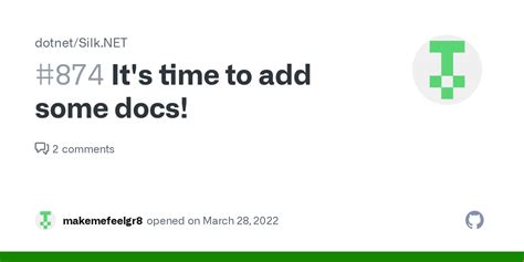 It S Time To Add Some Docs Issue Dotnet Silk NET GitHub