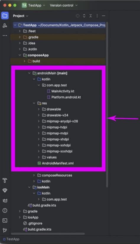 KMP Compose Multiplatform App Project File Structure Guide