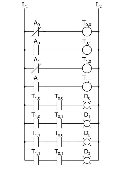 decoder circuit diagram and truth table