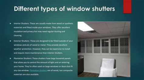 PPT What Are The Different Types Of Window Shutters PowerPoint Presentation ID