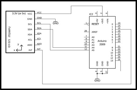 MPU Arduino Wiring Library And Code To Find The Angle