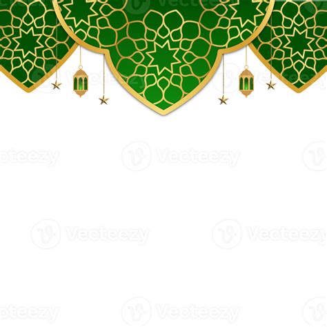Golden Islamic Frame 23654432 Png